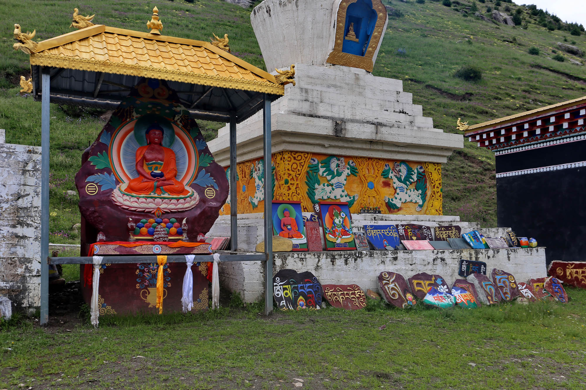 Poemas del río Wang: On the border of two Tibets. Dzokchen Monastery ...