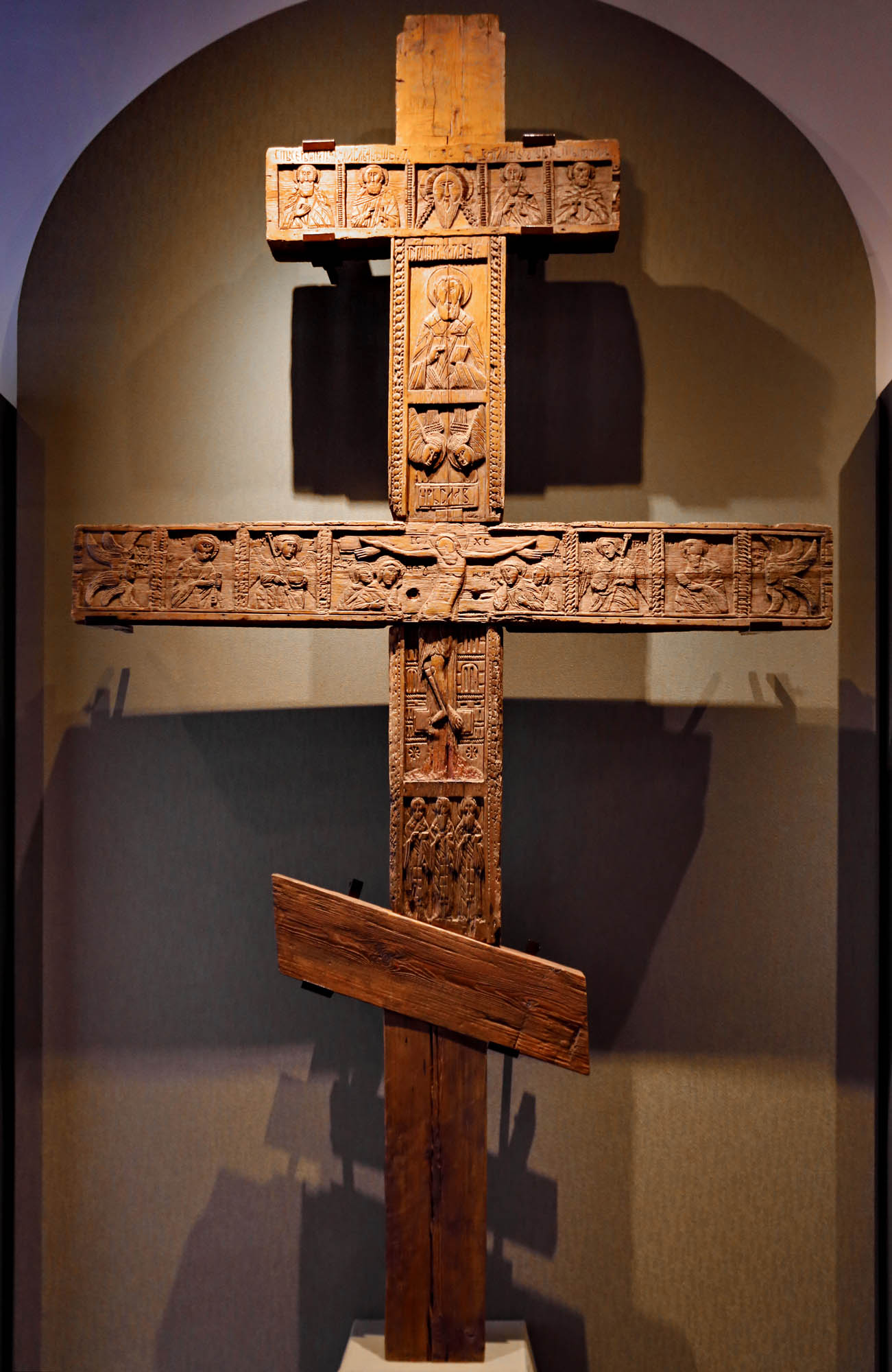 Poemas del río Wang: The wooden cross of Novgorod